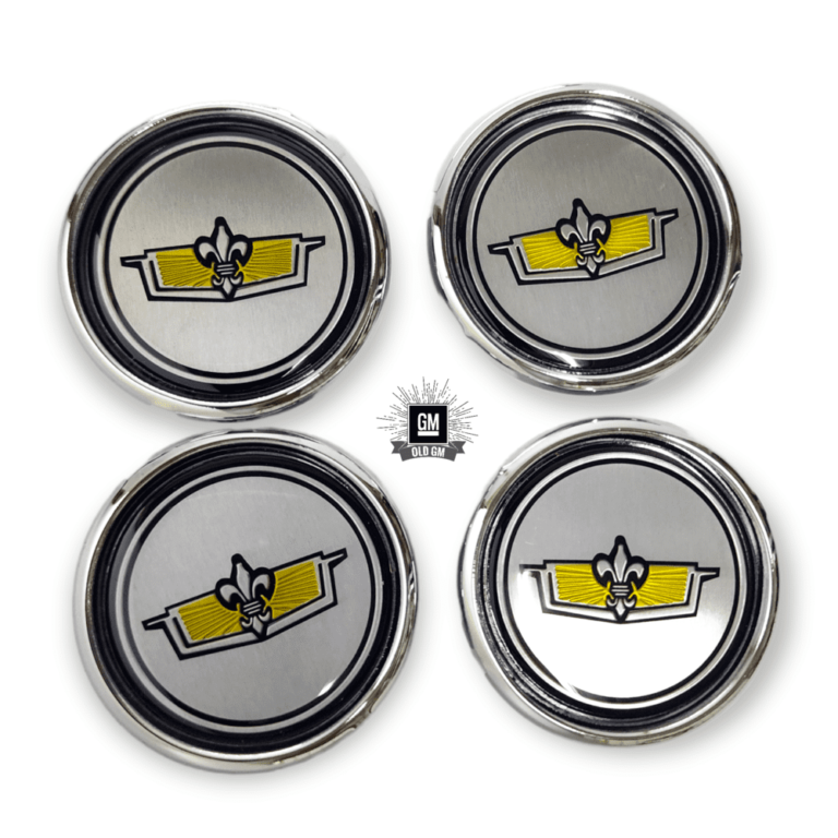 80-96 Caprice Wire Wheel Center Caps & Inserts - Old GM