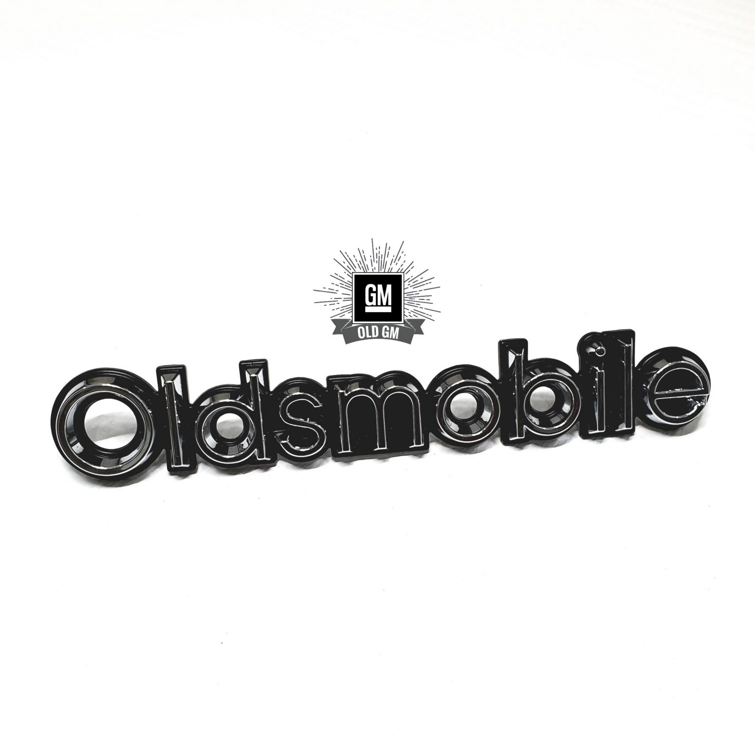 NOS GM Oldsmobile Cutlass Front Bumper Nameplate Emblem - Old GM