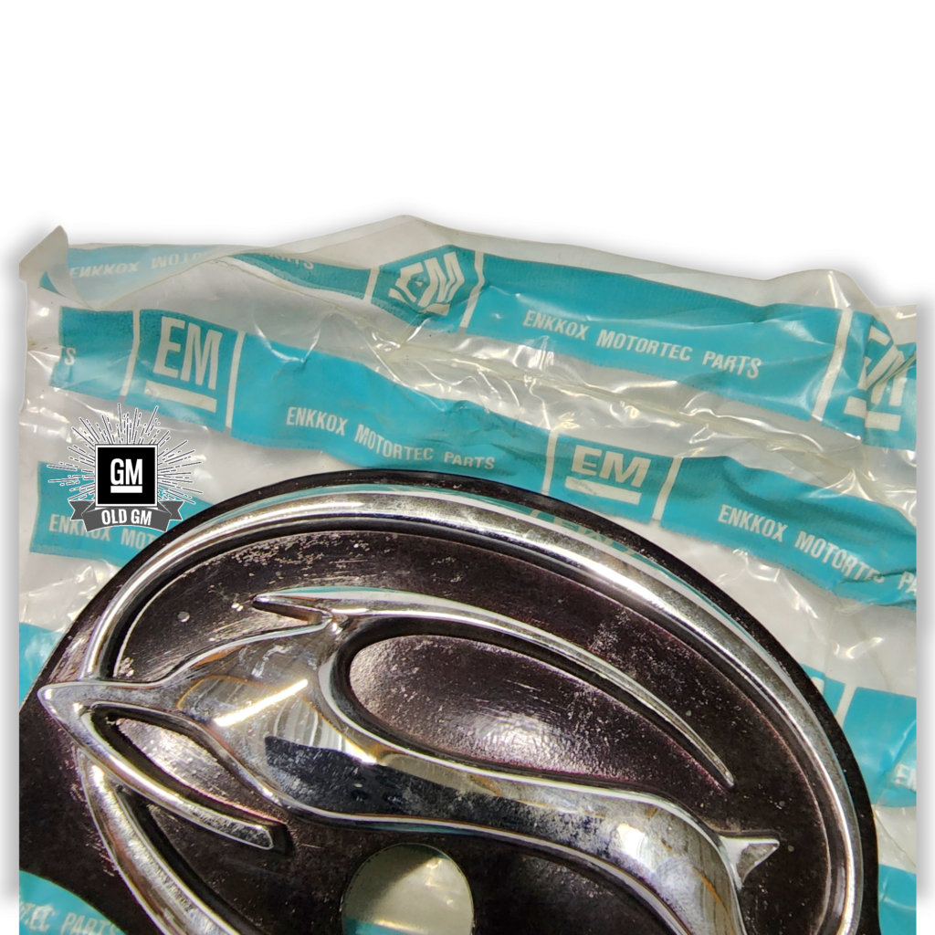 NORS 94-96 Impala Black Trunk Emblem - Old GM