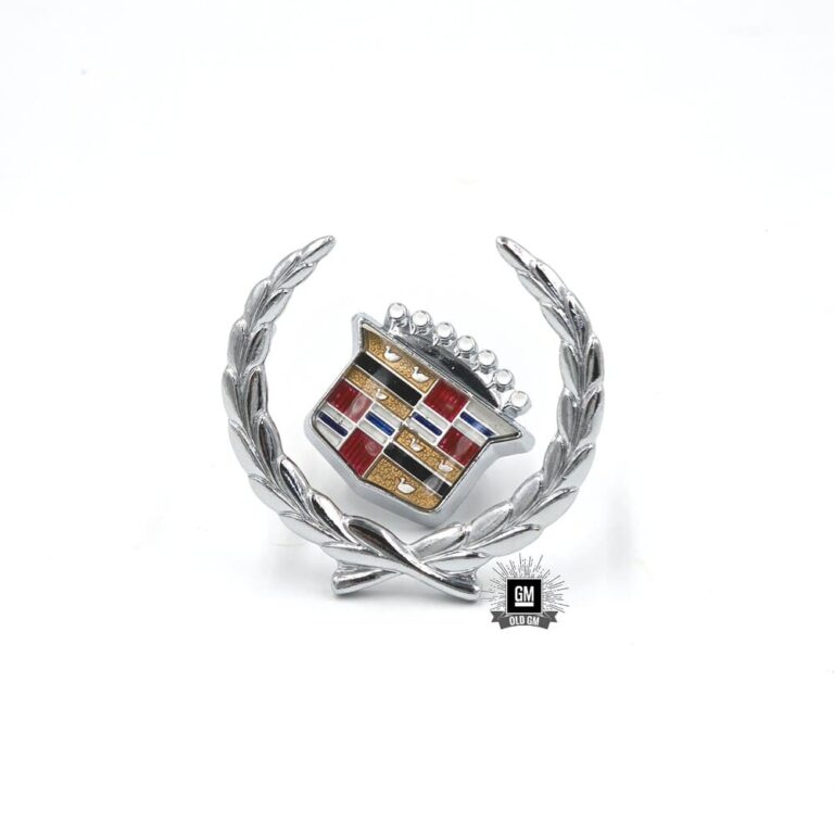 80-92 Cadillac Chrome Emblems Set - Old GM