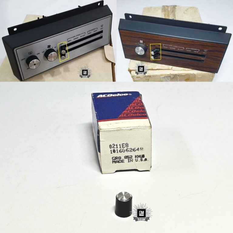 NOS AcDelco 85-90 Caprice A/C & Heater Control Selector Knob - Old GM